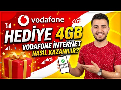 ✅VODAFONE BEDAVA İNTERNET 2026 - VODAFONE BEDAVA 4GB İNTERNET KAZANMAK✅