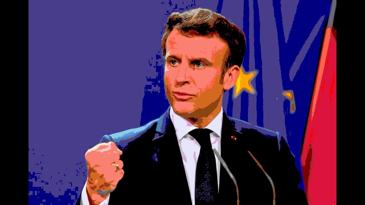 Animated Emmanuel Macron Incredible Time Lapse - YouTube