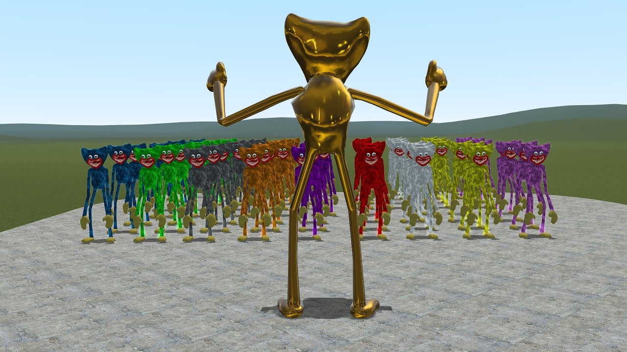 I BECAME GOLDEN HUGGY WUGGY!! Garry's Mod [Poppy Playtime] - YouTube