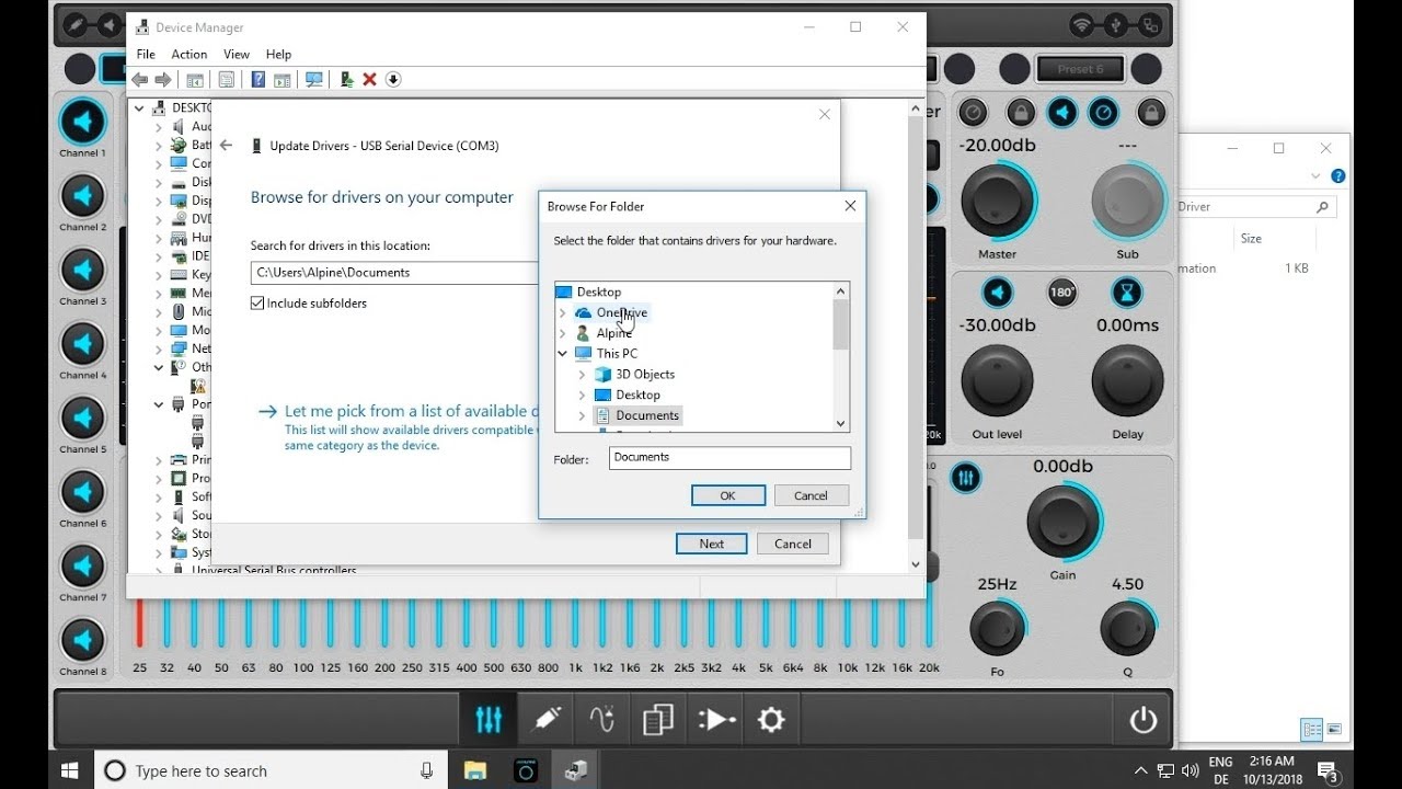 PDP-E800DSP Windows Driver Tutorial - YouTube