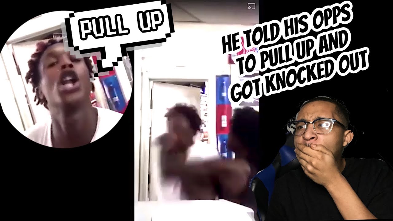 He Told His Opps To Pull Up And Got Beat Up For It REACTION #fights ...