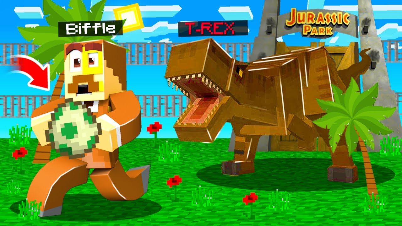 I Built a JURASSIC DINOSAUR ZOO in Minecraft! - YouTube