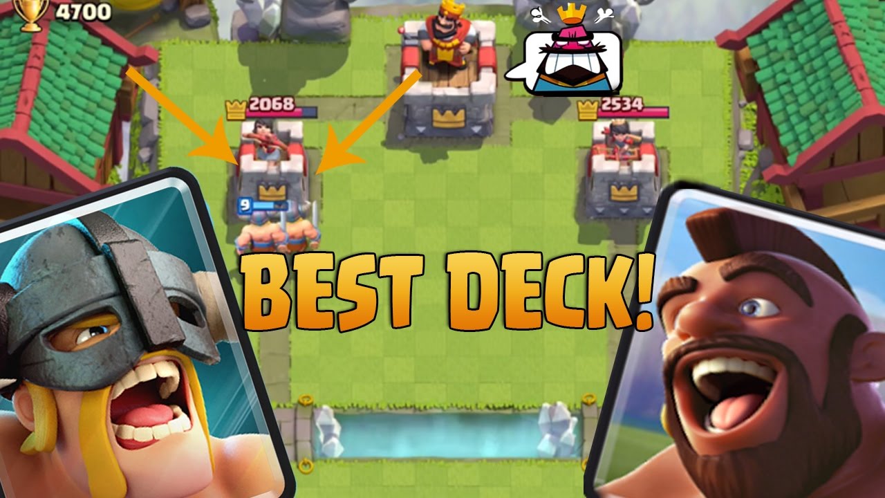 Best Deck In Clash Royale | Elite Barbarians - YouTube