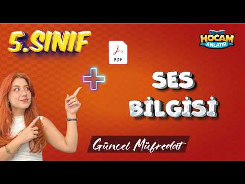 5. Sınıf Türkçe | Ses Bilgisi Konu Anlatımı ve Soru Çözümü #5sınıf #2026