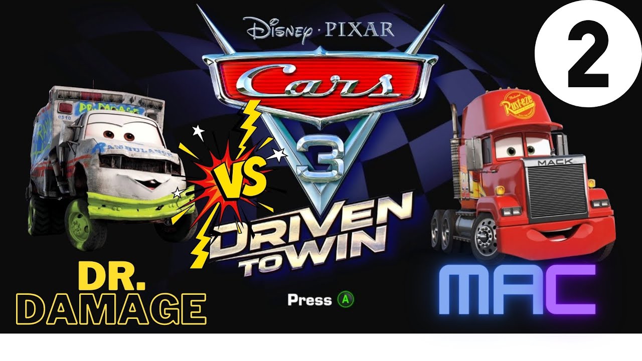 CARS 3: Driven to Win | Nintendo Switch | BATTLE #2 | Mac VS Dr. Damage ...