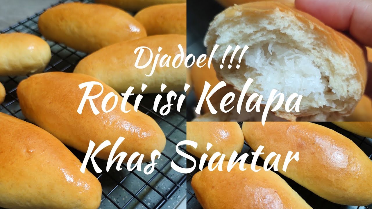 Wangiii ! Roti isi kelapa khas Siantar || Roti Jadul Kelapa - YouTube