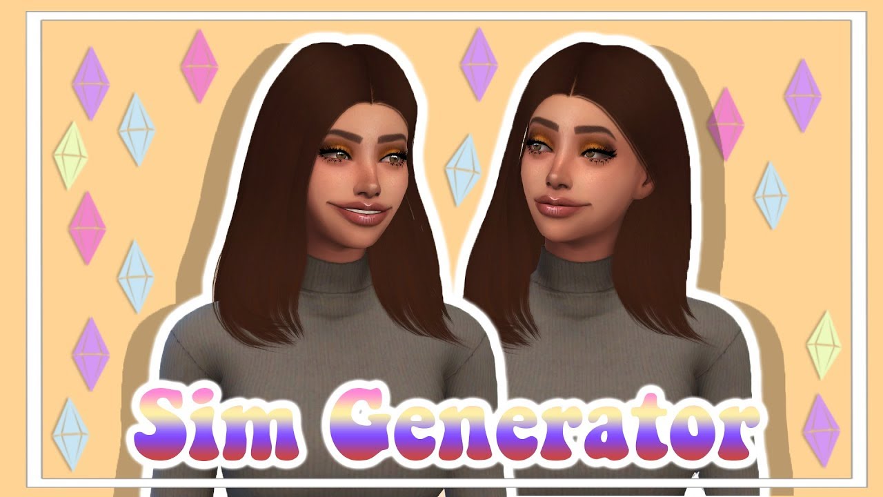 The Sims 4 | Create A Sim | Generator Challenge - YouTube