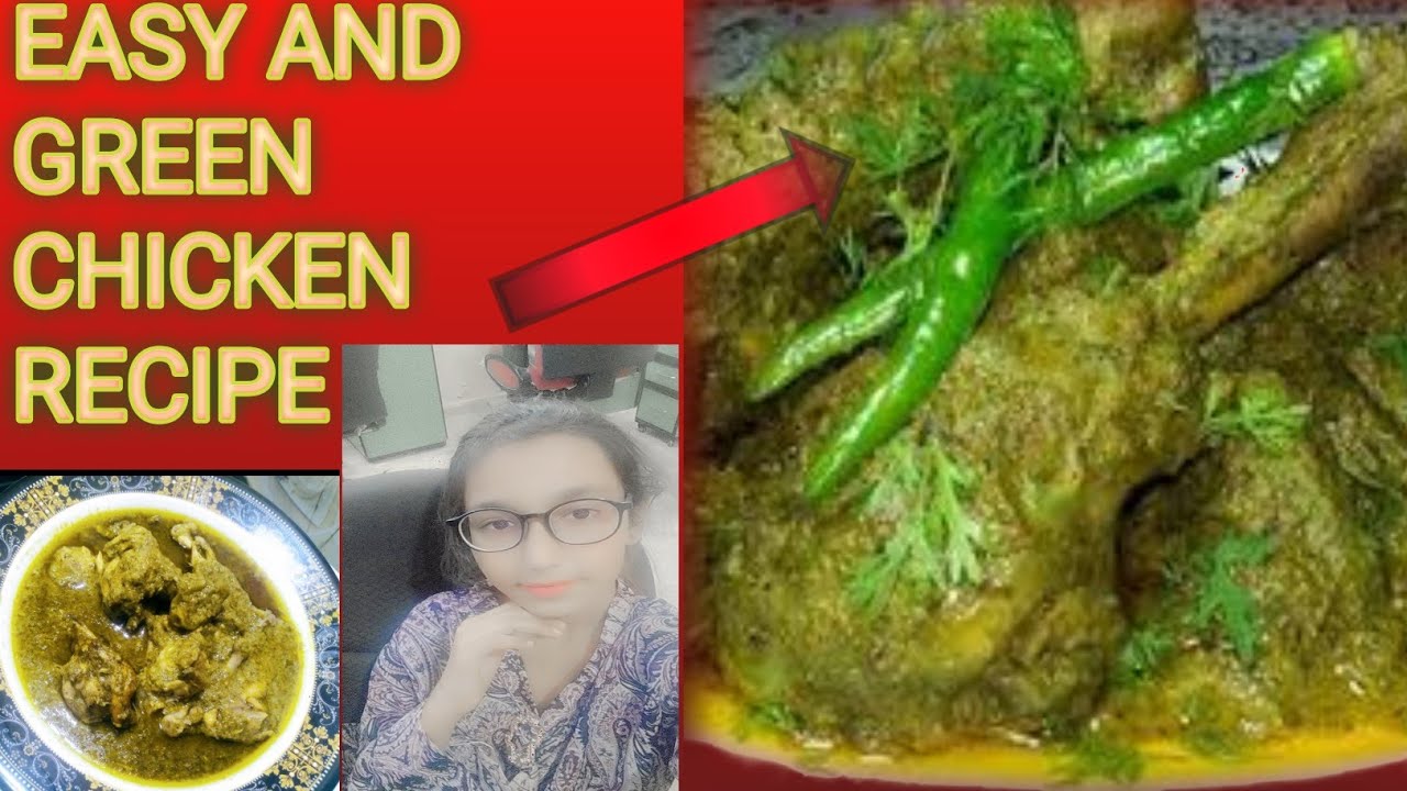 Easy and Simple Green Chicken Karahi StreetStyle Recipe | Street Food ...