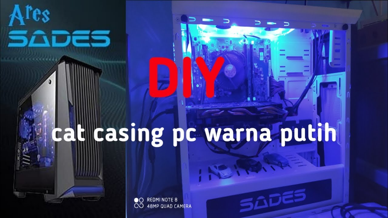 DIY Cat Casing PC Warna Putih - YouTube