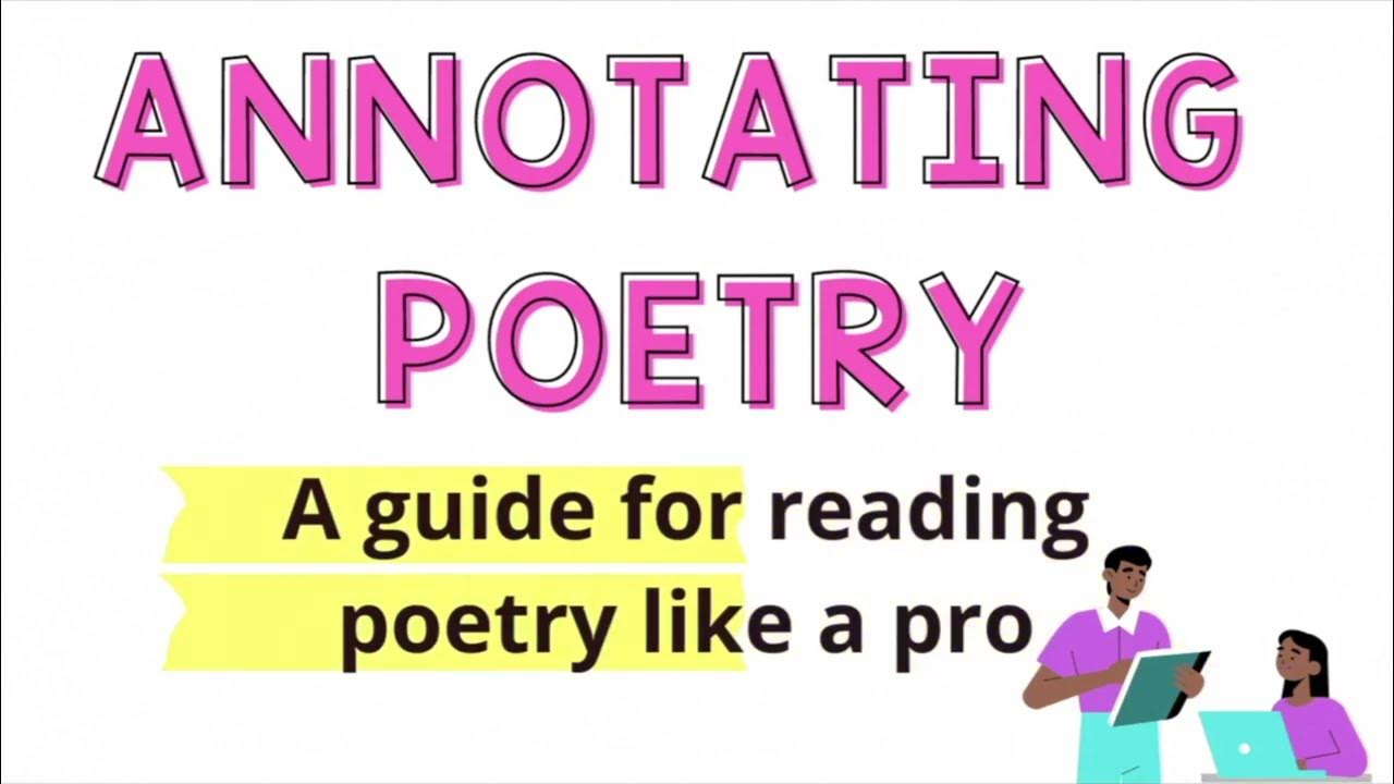 How to Annotate Poetry - YouTube