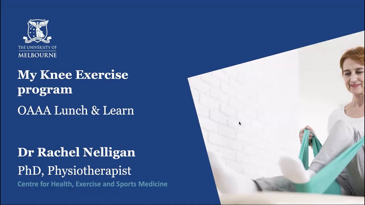 My Knee Exercise Program - YouTube