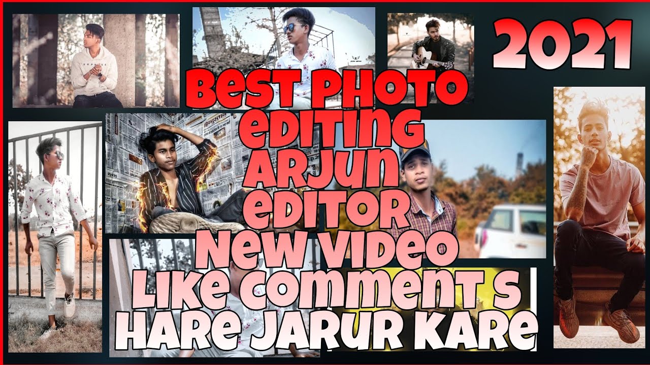 Best photo editing New video Arjun Editor 📸📸👍 photo ha dheeraj Mirdha ...