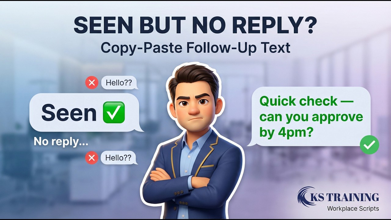 How to Follow Up When Your Boss Seen Your Message But Never Reply ...