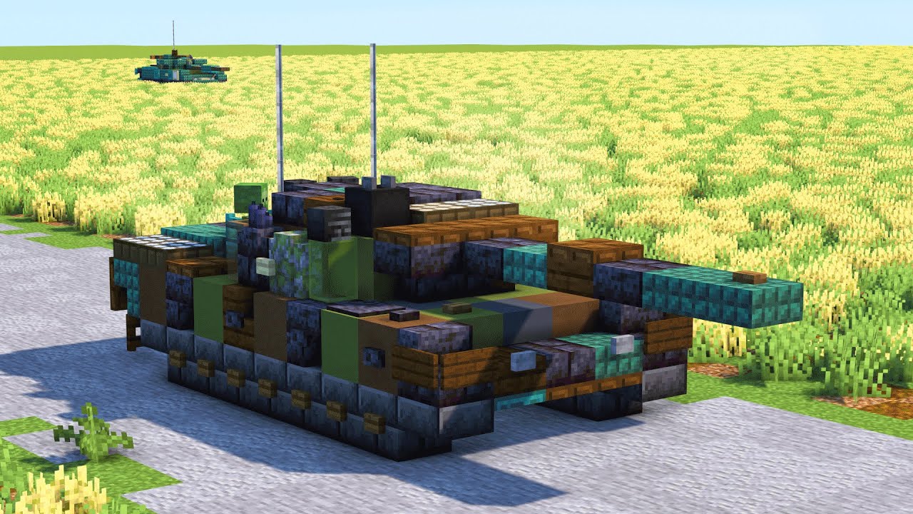 Minecraft Leopard 1A5 Tank Tutorial - YouTube