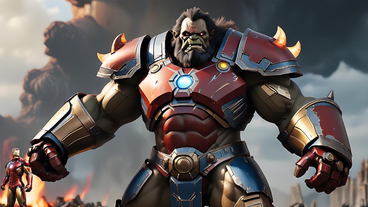 Marvel & DC Characters but ORC WARRIOR!🔥SUPERHEROES Epic ...