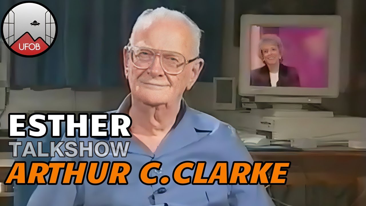 1996 🇬🇧 #UFOB [SHOW] Esther with guest Arthur C. Clarke and policeman ...