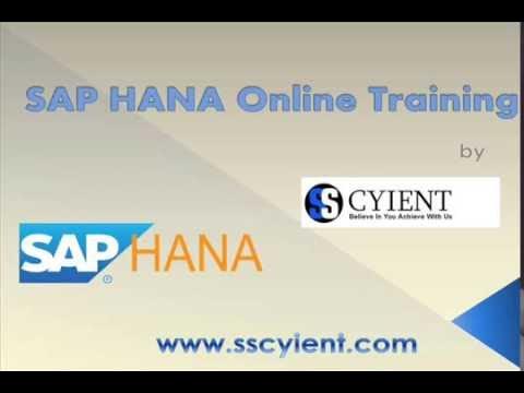 SAP HANA Online Training - YouTube