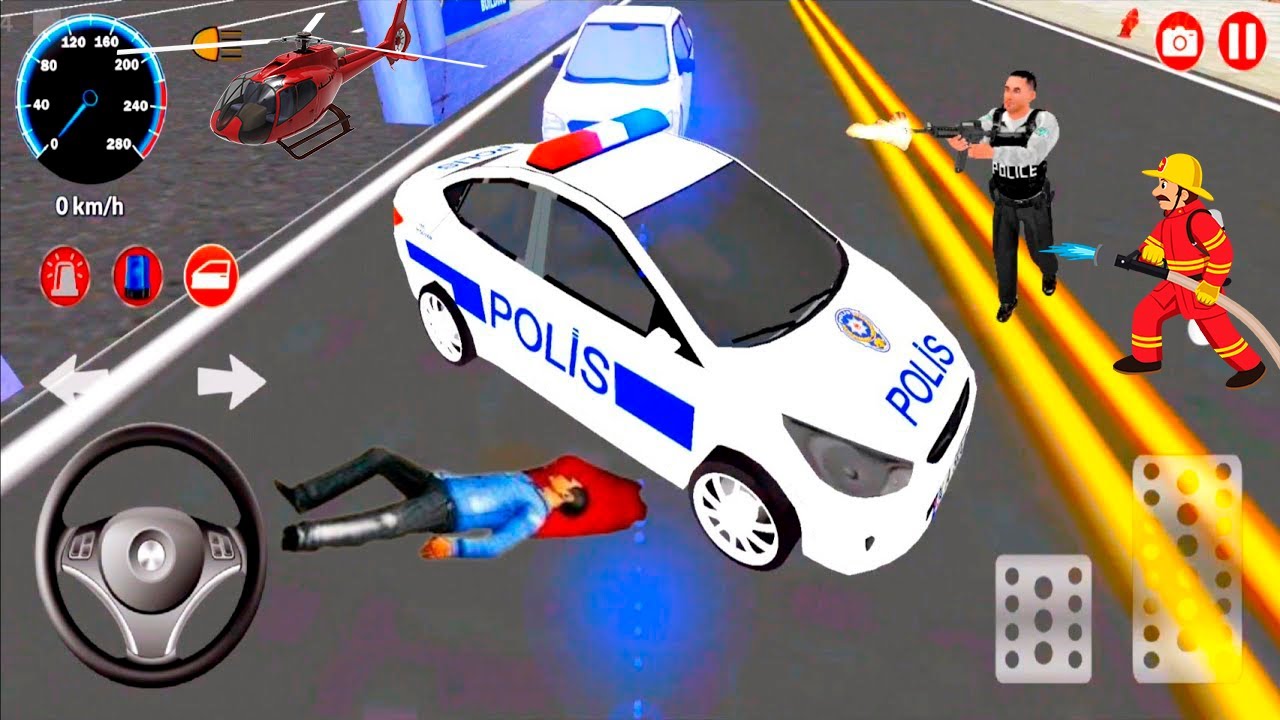 Real Police Car Driving Simulator New Update Road Man Attrack American ...