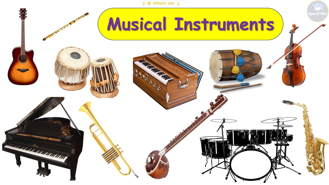 Learn Musical Instruments For Kids | Musical Instruments Names and ...