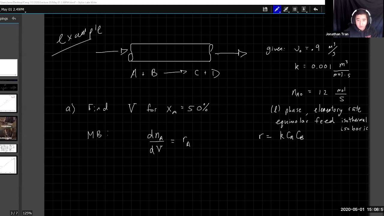 CENG 113, SP 20, Lecture 20: PFR examples - YouTube