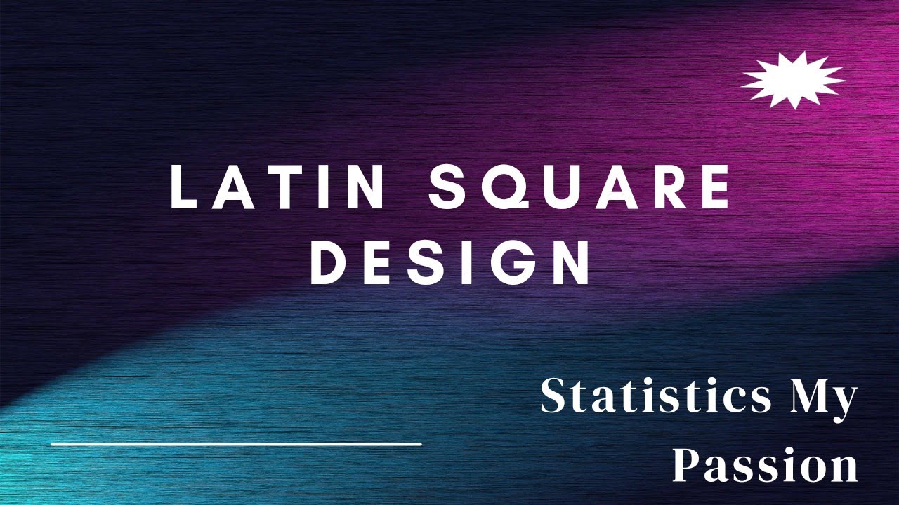 Least square design in design of experiments statistics - YouTube