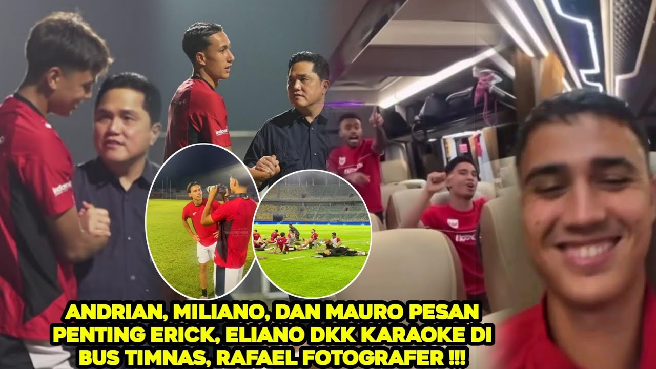 Andrian, Miliano, dan Mauro Pesan Penting Erick, Eliano Dkk Karaoke di ...