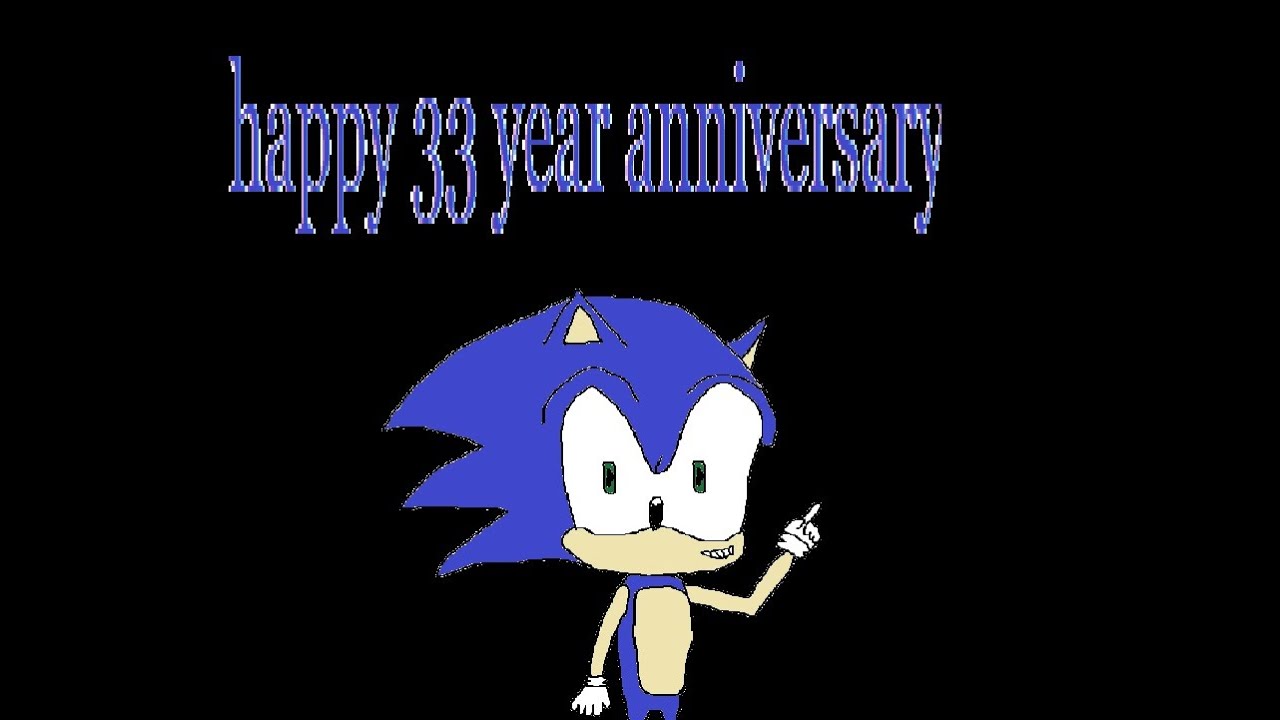Sonic 33 year anniversary - YouTube