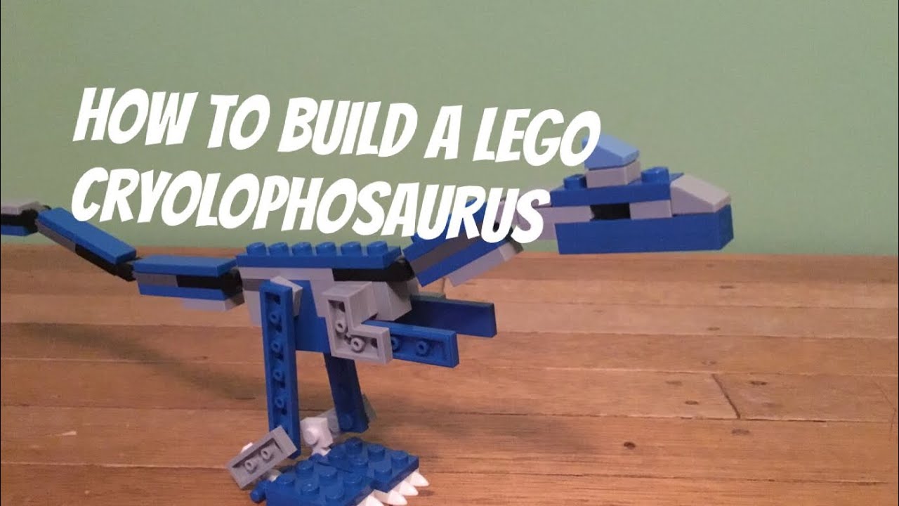 How to Build a LEGO Cryolophosaurus - YouTube