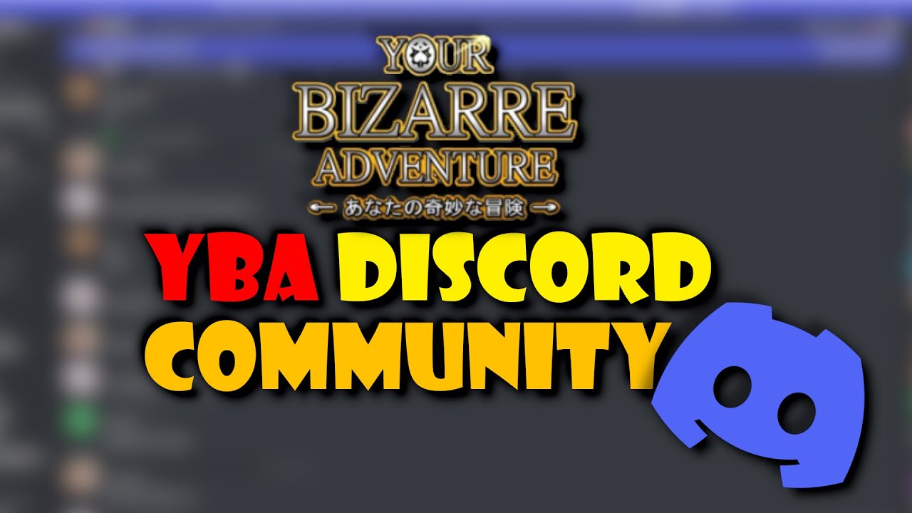 Discord community of YBA - YouTube