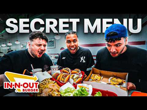 Wir bestellen ALLES bei IN N‘ OUT!🤤🍔 + Geheime Gerichte die NICHT auf der Karte stehen👀