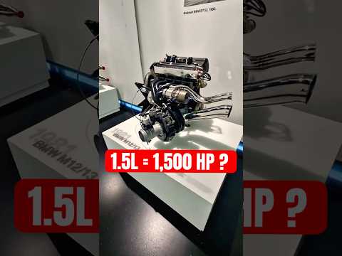 The Most Powerful F1 Engine Was 1.5L Inline 4 #f1 #bmw #engine #turbo