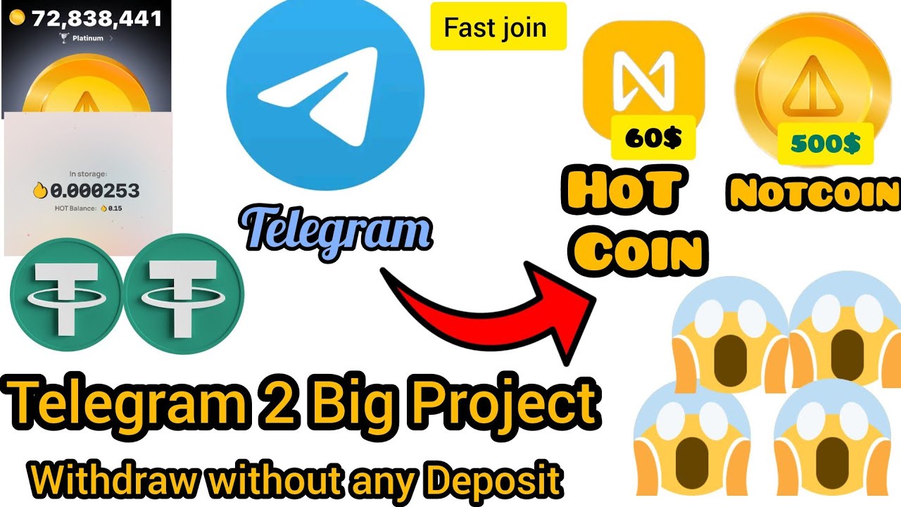 Telegram 2 Big Project Hot and Notcoin Free Mining in Telegram app ...