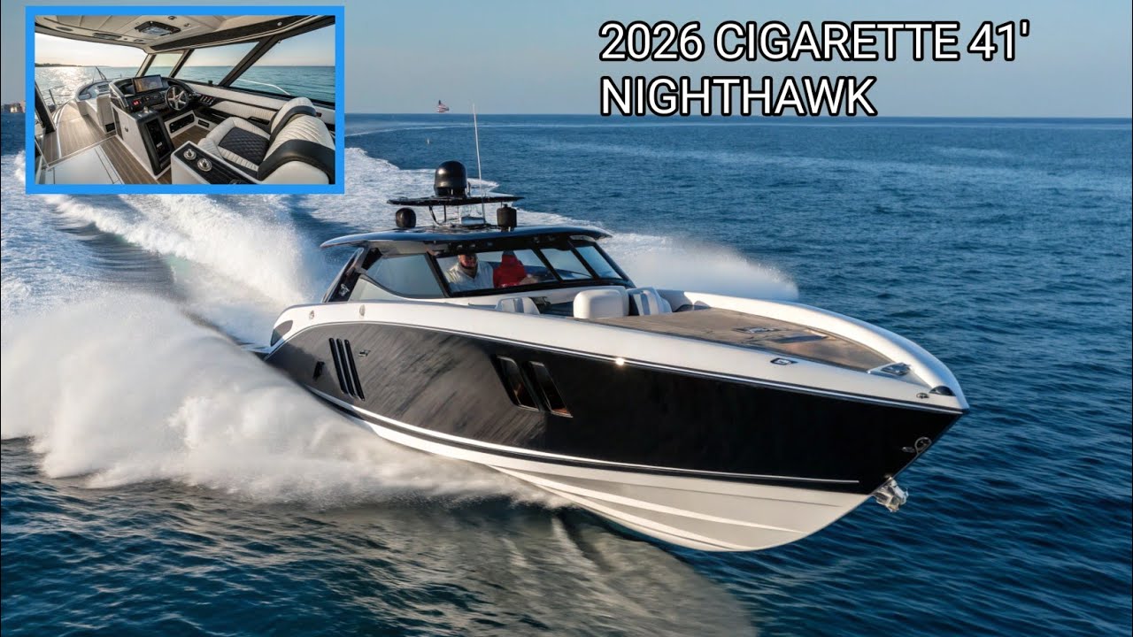 🔥 FIRST LOOK: 2026 CIGARETTE 41′ NIGHTHAWK – INSANE PERFORMANCE ...