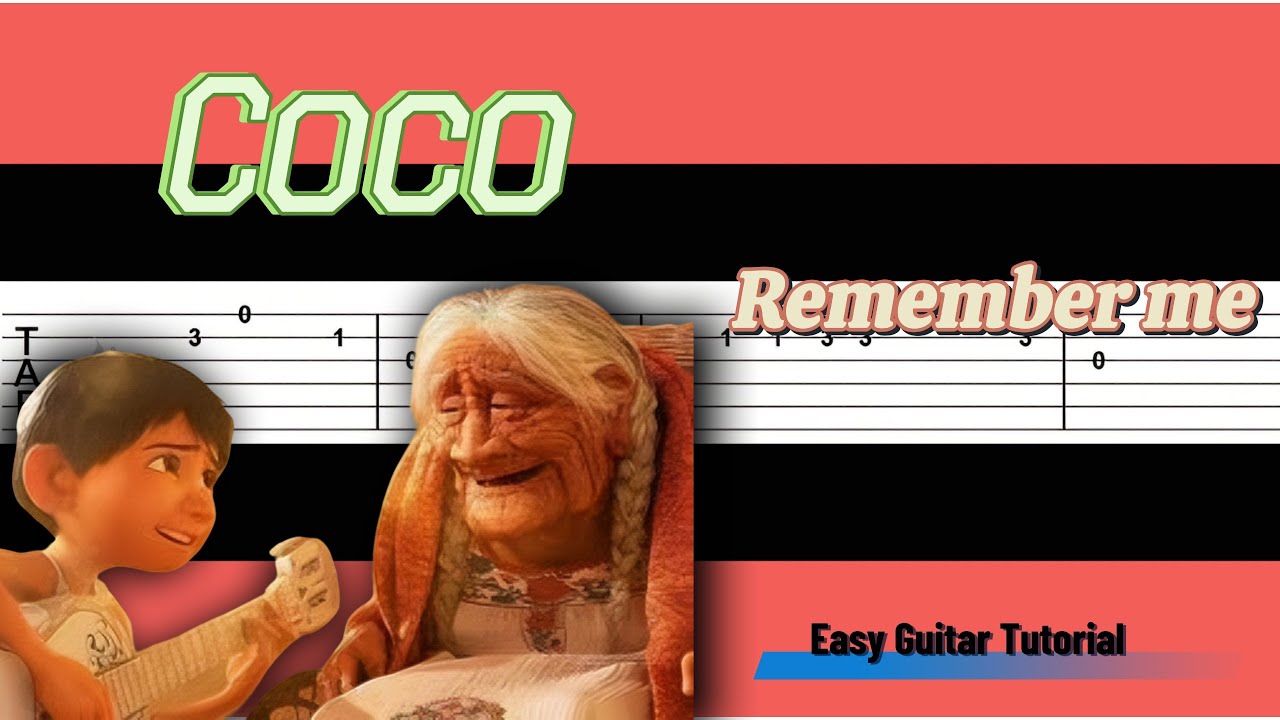 | Remember Me | Coco | Guitar Tutorial | Easy Tabs | - YouTube