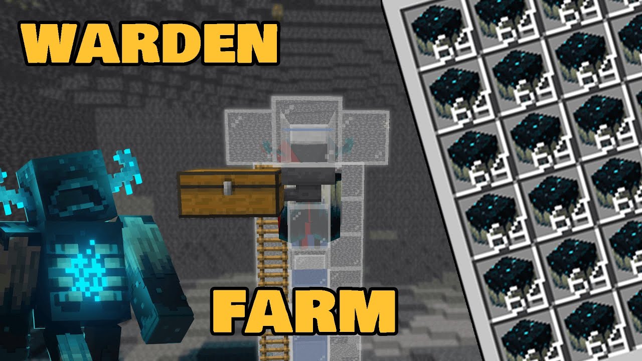 FARM DI WARDEN SUPER EFFICIENTE E FACILISSIMA | MINECRAFT 1.20.4 - YouTube