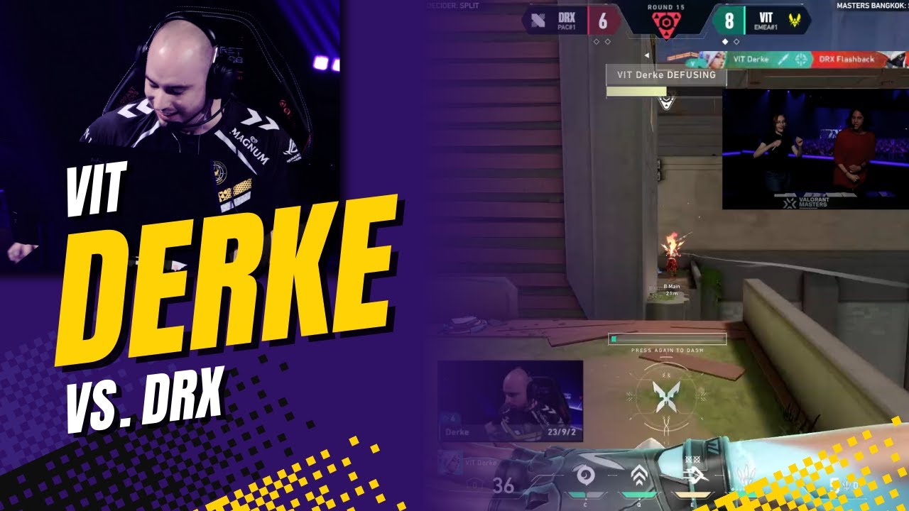 Casters React To VIT Derke's ACE Against DRX | VCT Masters Bangkok 2025 ...