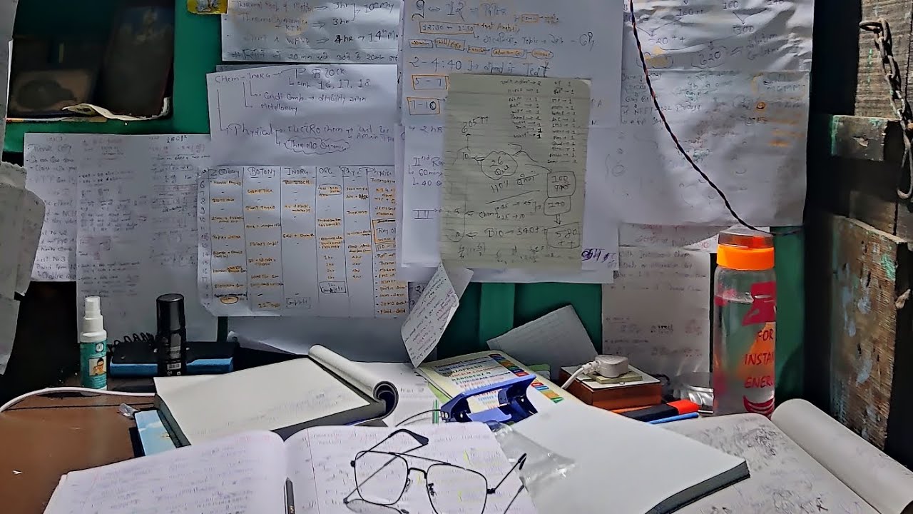 My Study Table during NEET prep😱📚|Self study|NEET|#neet2023 #neet # ...