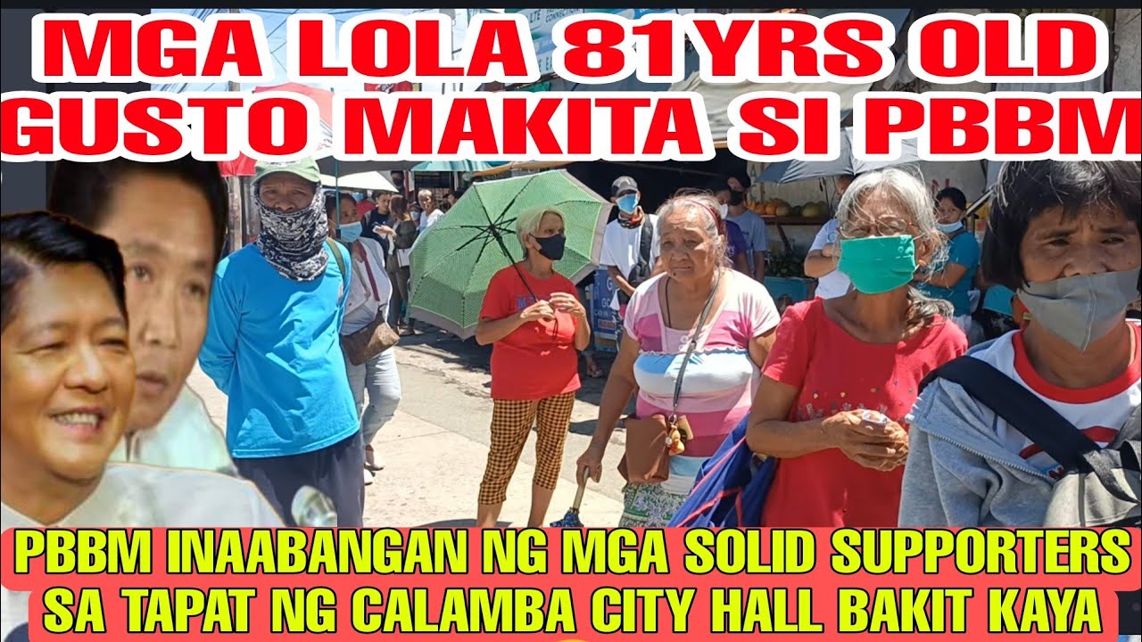 MARCOS SOLID SUPPORTERS NAG SIDATINGAN SA CALAMBA CITY HALL BAKIT KAYA ANO MYRON 😲🇵🇭 - YouTube