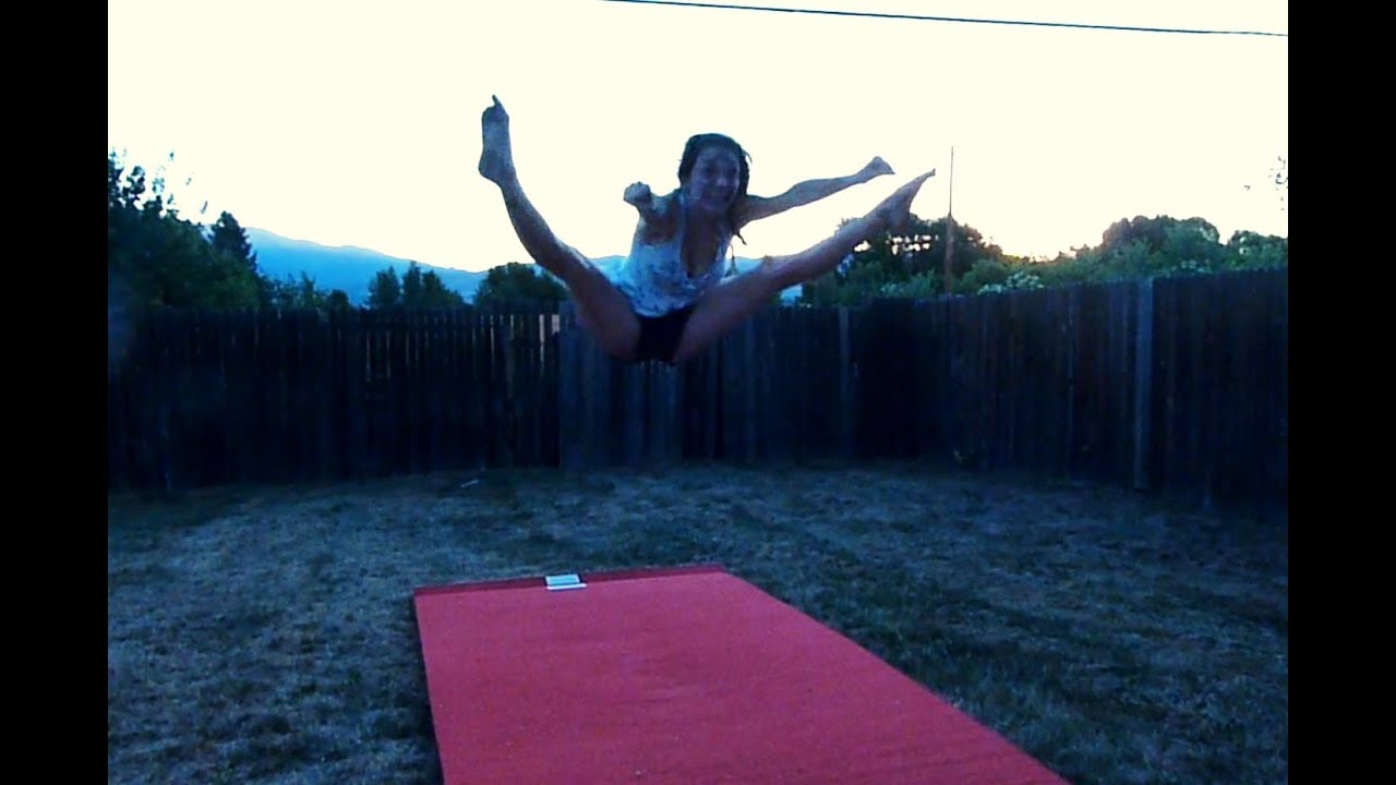 My First Ever Toe Touch Tuck - YouTube