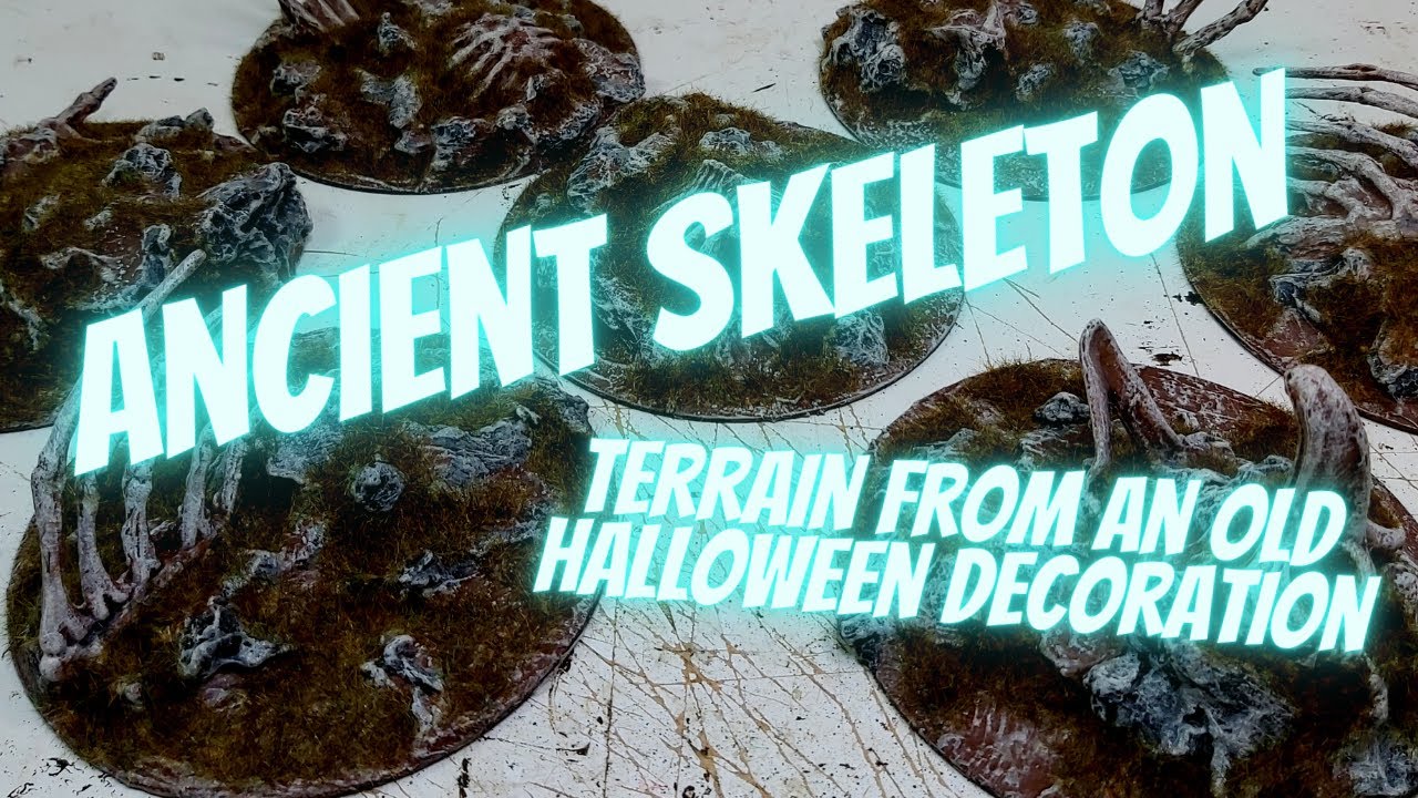Terrain Tutorial - Ancient Fossilized Skeleton Made from Halloween ...