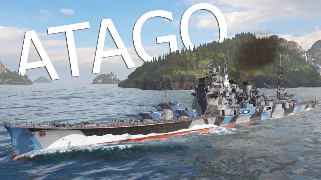 IJN Atago Gameplay - YouTube