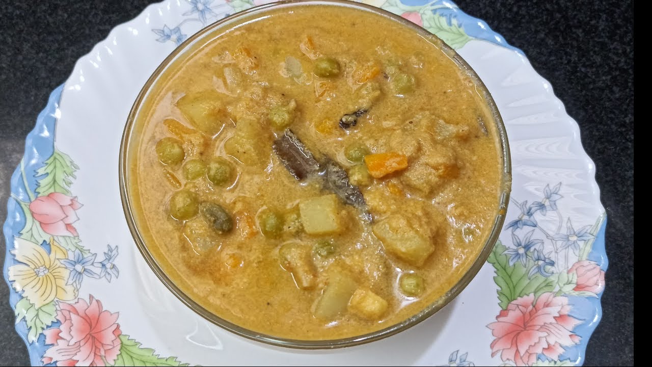 |vegetable kurma| veg kurma| veg| veg sagu| sagu - YouTube