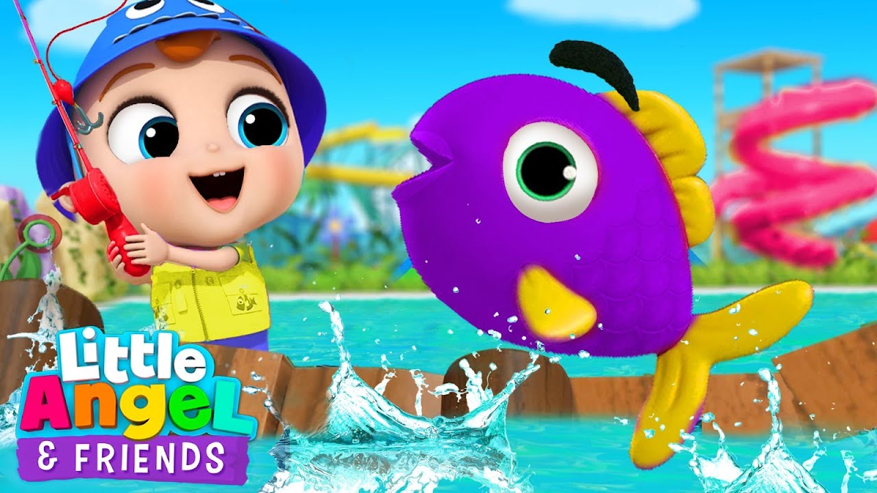 Once I Caught a Fish Alive! | Little Angel And Friends Kid Songs - YouTube
