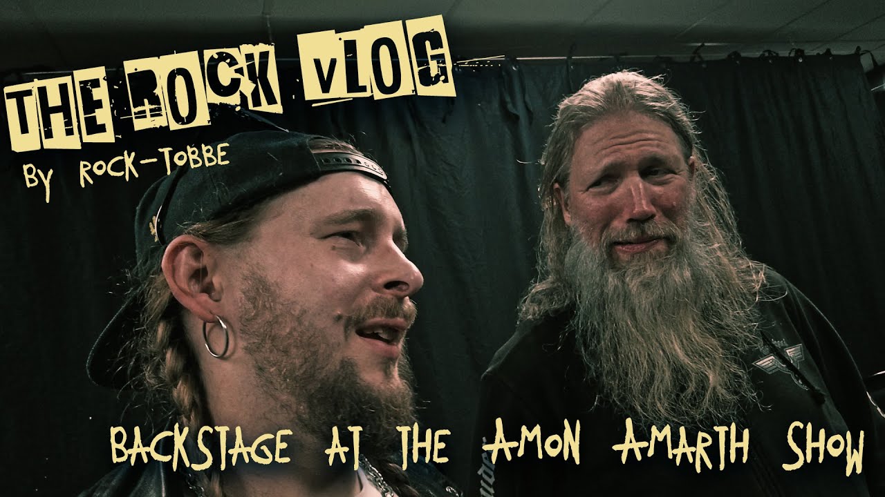 The Rock Vlog - Backstage at the Amon Amarth show in Stockholm 2022 ...