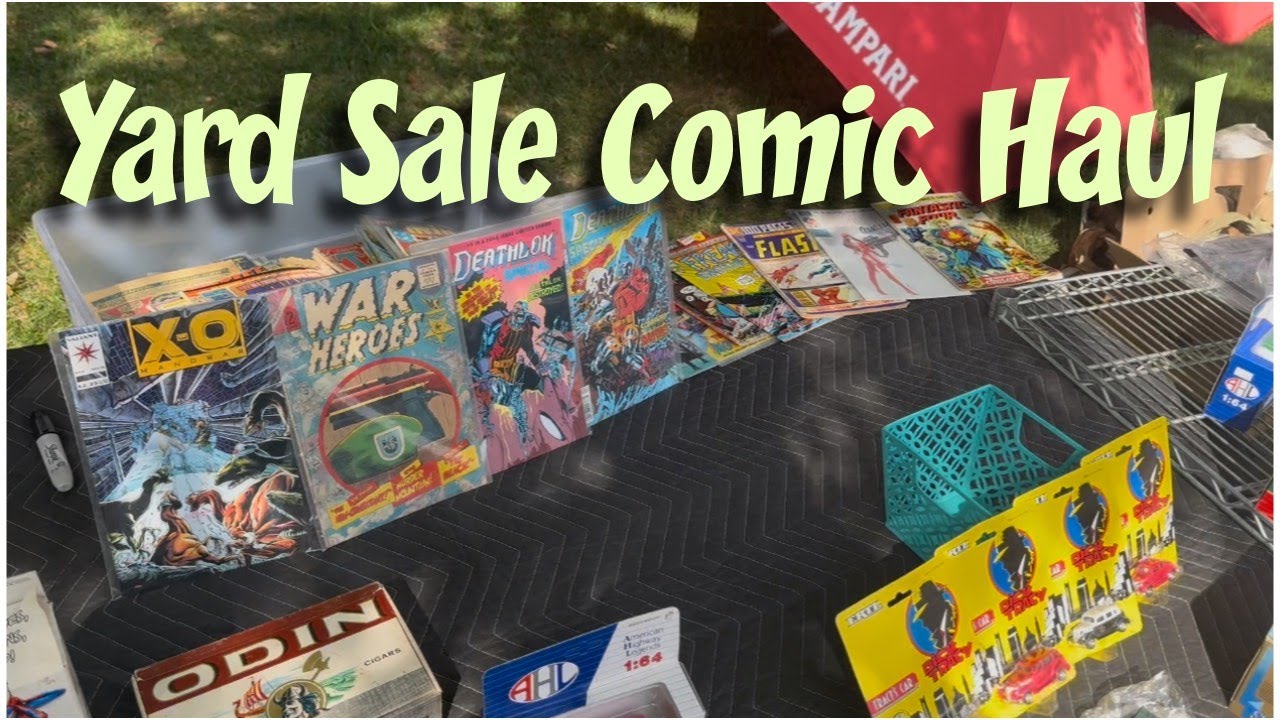 Yard Sale Comic Hunting! - YouTube