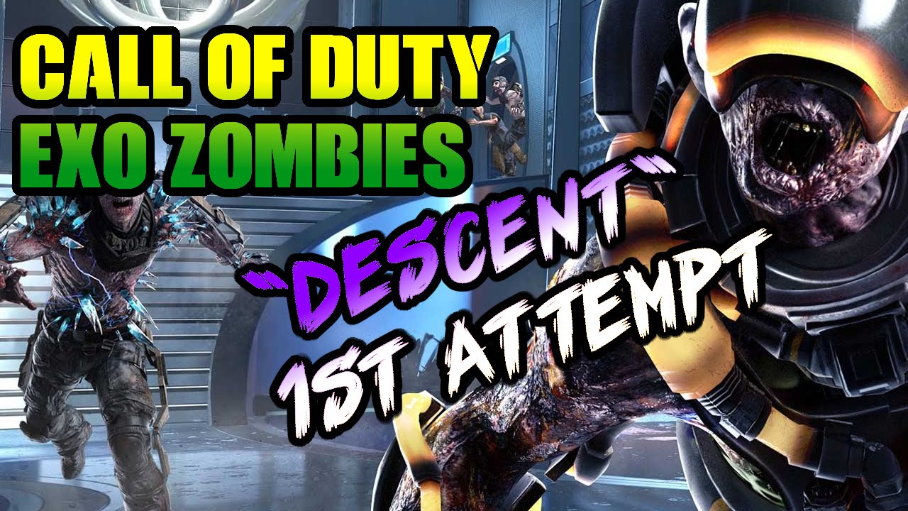 Call Of Duty "DESCENT" Exo Zombies 1st Attempt Advanced Warfare XBOX ...