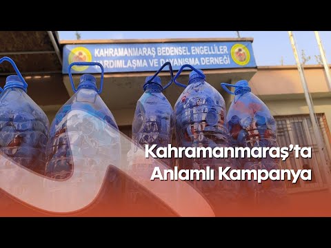 Kahramanmaraş’ta Anlamlı Kampanya! Mavi Kapaklar Tekerlekli Sandalyeye Dönüştü