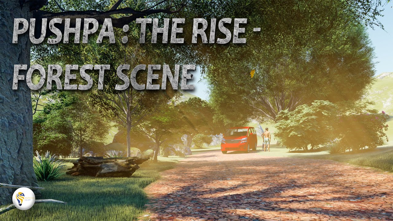 Pushpa: The Rise- Cinematic Trailer // Pushpa forest scene @interior ...