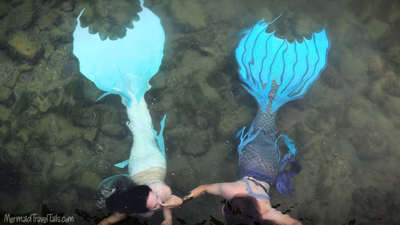 Chaotic Mermaid Sisters (swimming in their new silicone tails from ...