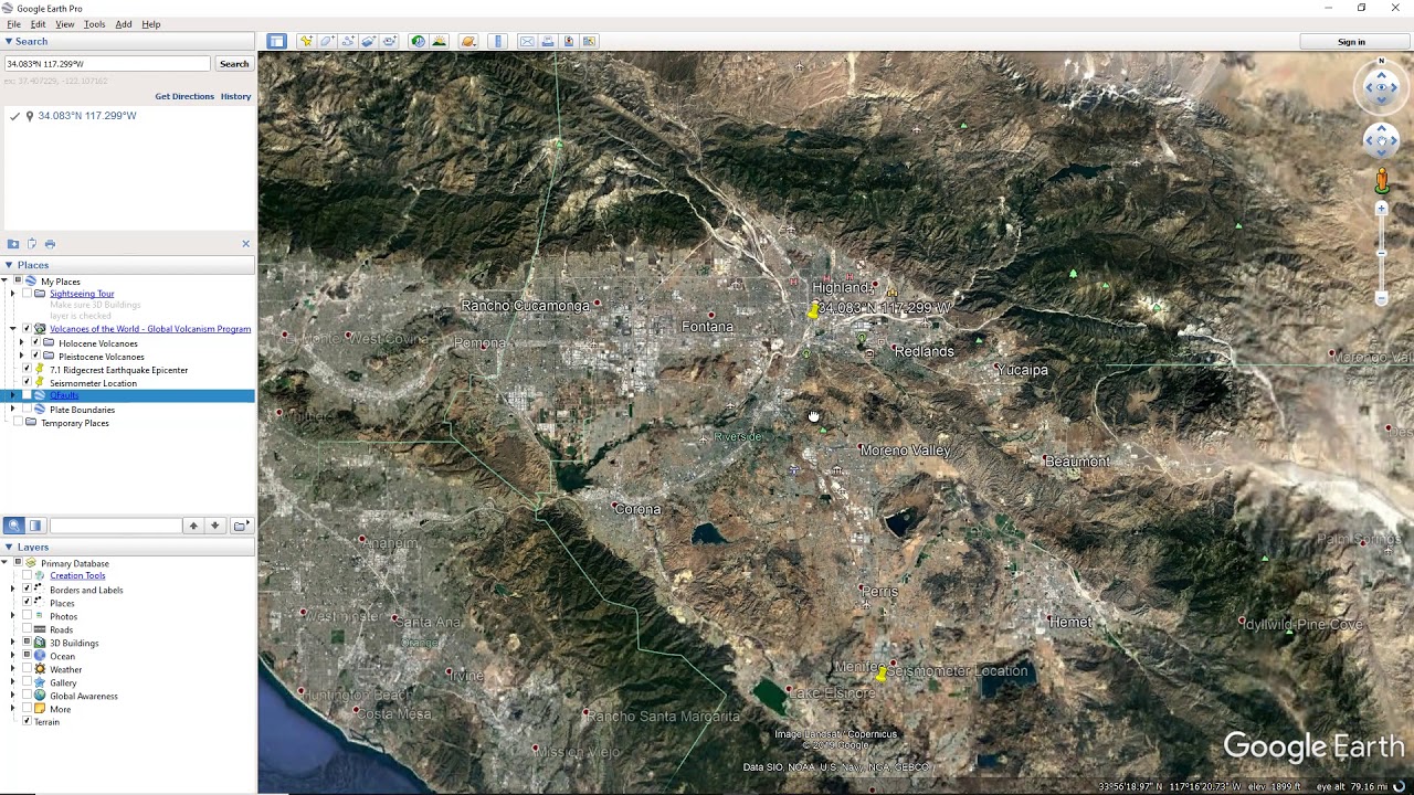 Seismic Data of a 2.4 Earthquake in Colton, CA - YouTube